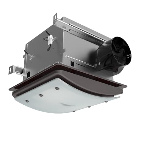 Hunter Ellipse 100 CFM Ceiling Exhaust Bath Fan with Light and Night Light - Imperial Bronze