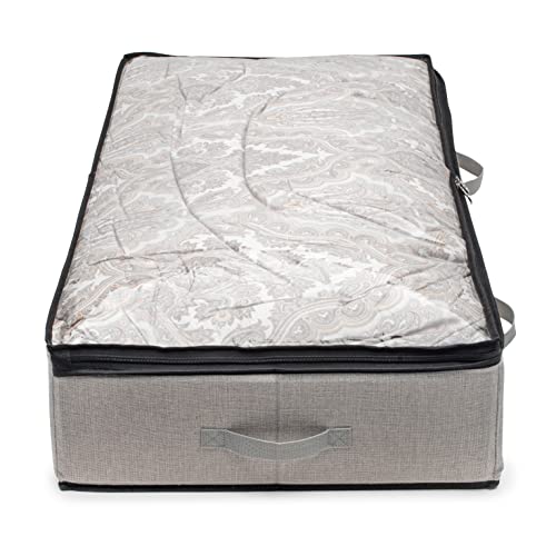 Extra Large Under Bed Storage With Hard Bottom, Hard Side Walls And Clear Top
