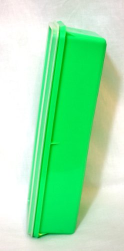 Tupperware Vintage Jadite Green Produce Thin-stor Celery Storage with Frosted Seal #892 Vegetable Crisper Keeper