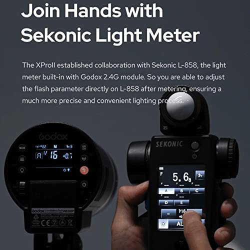 Godox XProII XProII-O XProIIO Flash Trigger for Olympus Panasonic, TTL Wireless Transmitter 2.4G HSS 1/8000S Bluetooth Connection, Large Screen Trigger for Olympus, Panasonic Cameras (Xpro-O Upgraded)