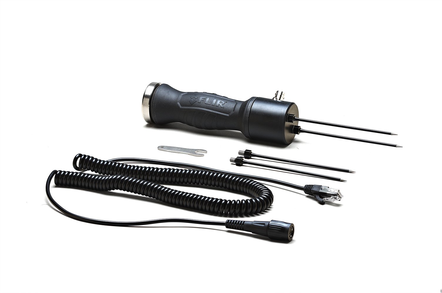 FLIR MR277 Moisture Meter, MSX IR Camera & Hygrometer for Building Inspection & MR06 Wall Cavity Probe
