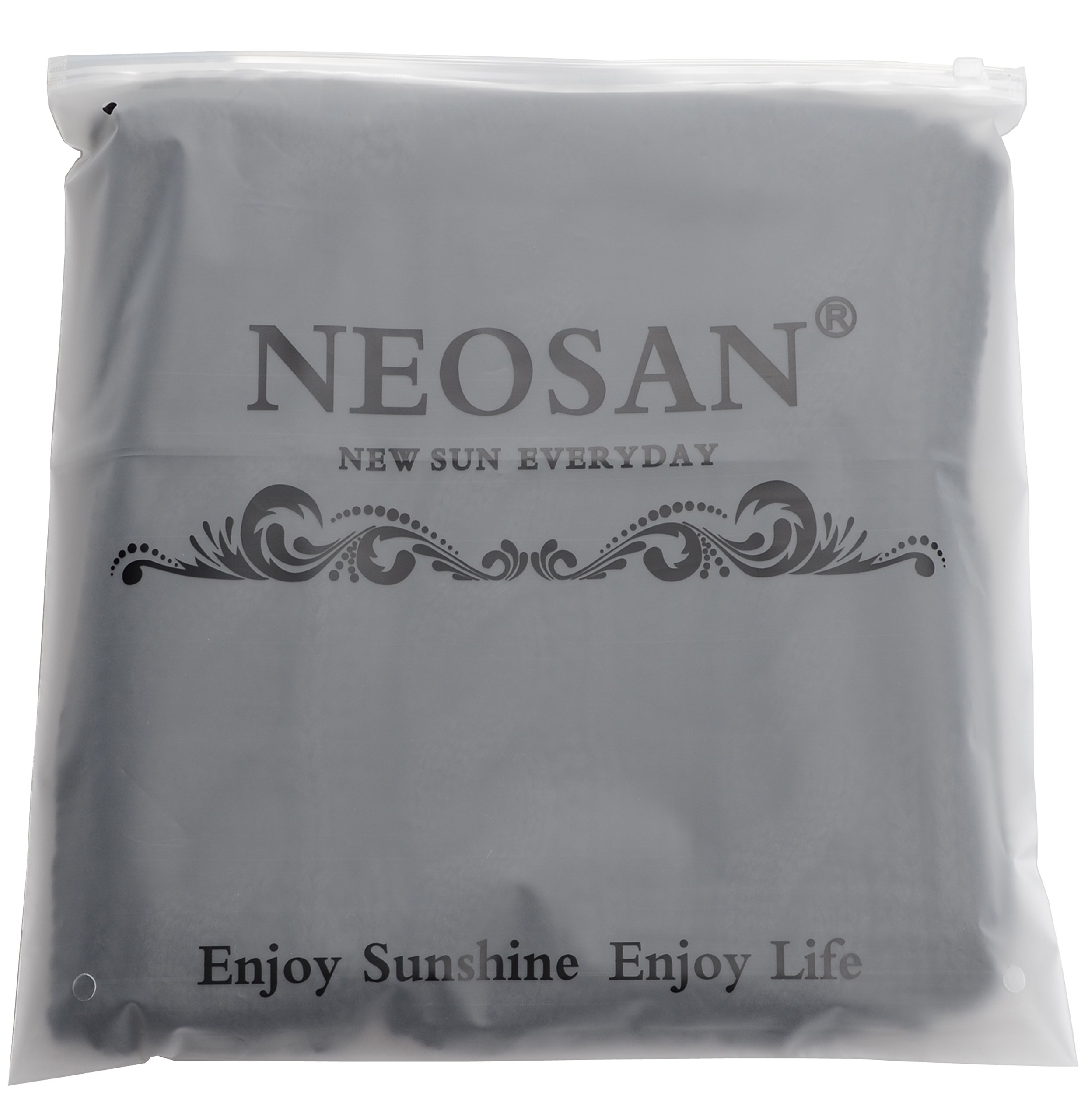 NEOSAN Womens Thick Ribbed Knit Winter Infinity Circle Loop Scarf Twist Black