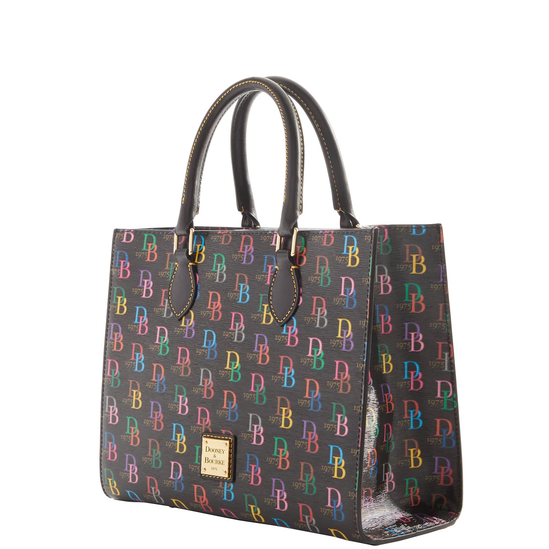 Dooney & Bourke Handbag, Db75 Multi Janine Satchel - Black