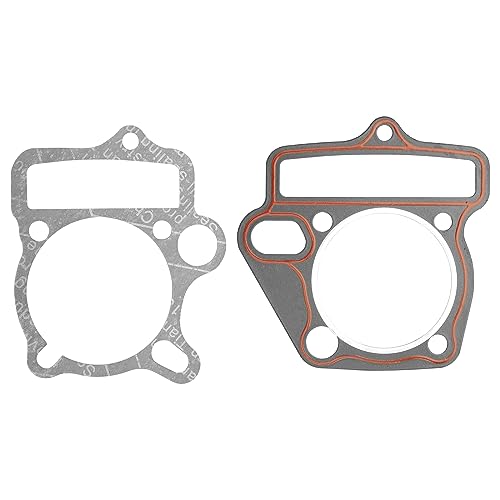 PRO CAKEN 52.4mm Engine Piston Kit, Piston Rings Gasket Set Bore Universal Rugged Strict Standard High Strength for 110cc 125cc ATV Dirt Pit Bike Go Kart