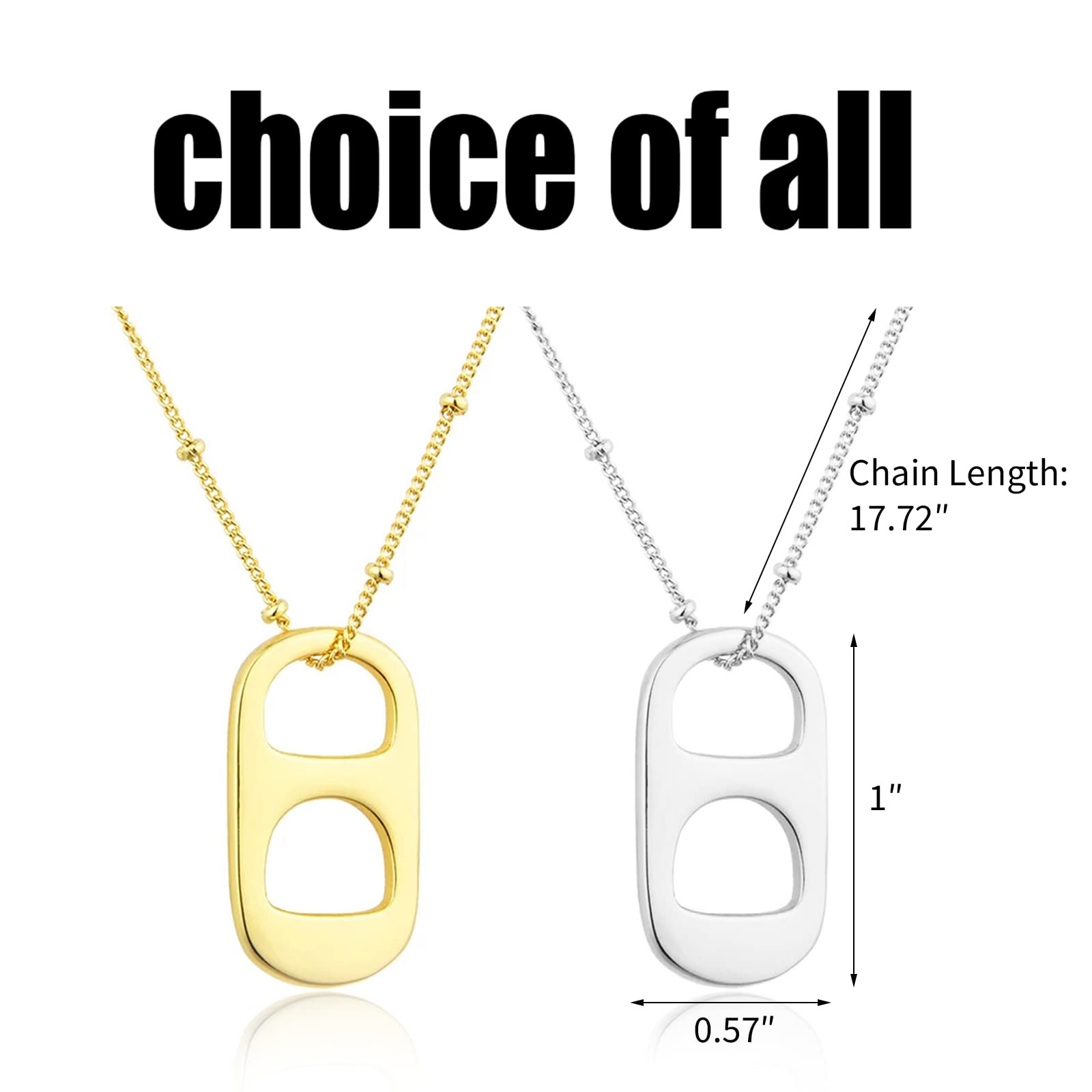 choice of all Soda Tab Necklace for Women