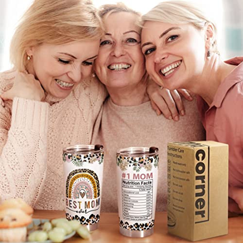 Macorner Mothers Day Gifts - Stainless Steel Tumbler 20oz Gifts For Women - Birthday Christmas Gifts for Women Mom Wife Grandma Nana & Mothers Day Gifts From Daughter Son - Mom Gifts From Kid