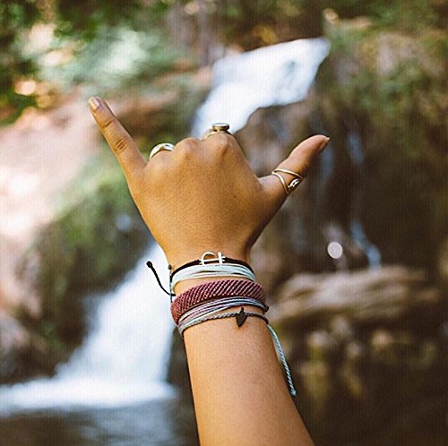 Pura Vida Berry Cute Bracelet - 100% Waterproof, Wax-Coated - with Iron-Coated Copper Charm