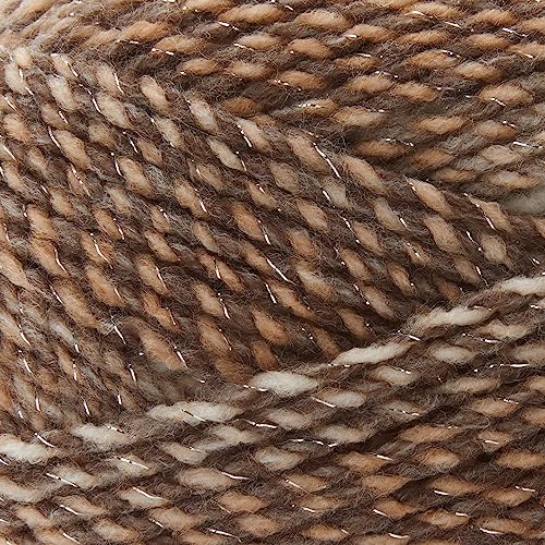 Premier Puzzle Shimmer Yarn 3-Pack Bundle with Bellas Crafts Stitch Markers (Crossword Shimmer)