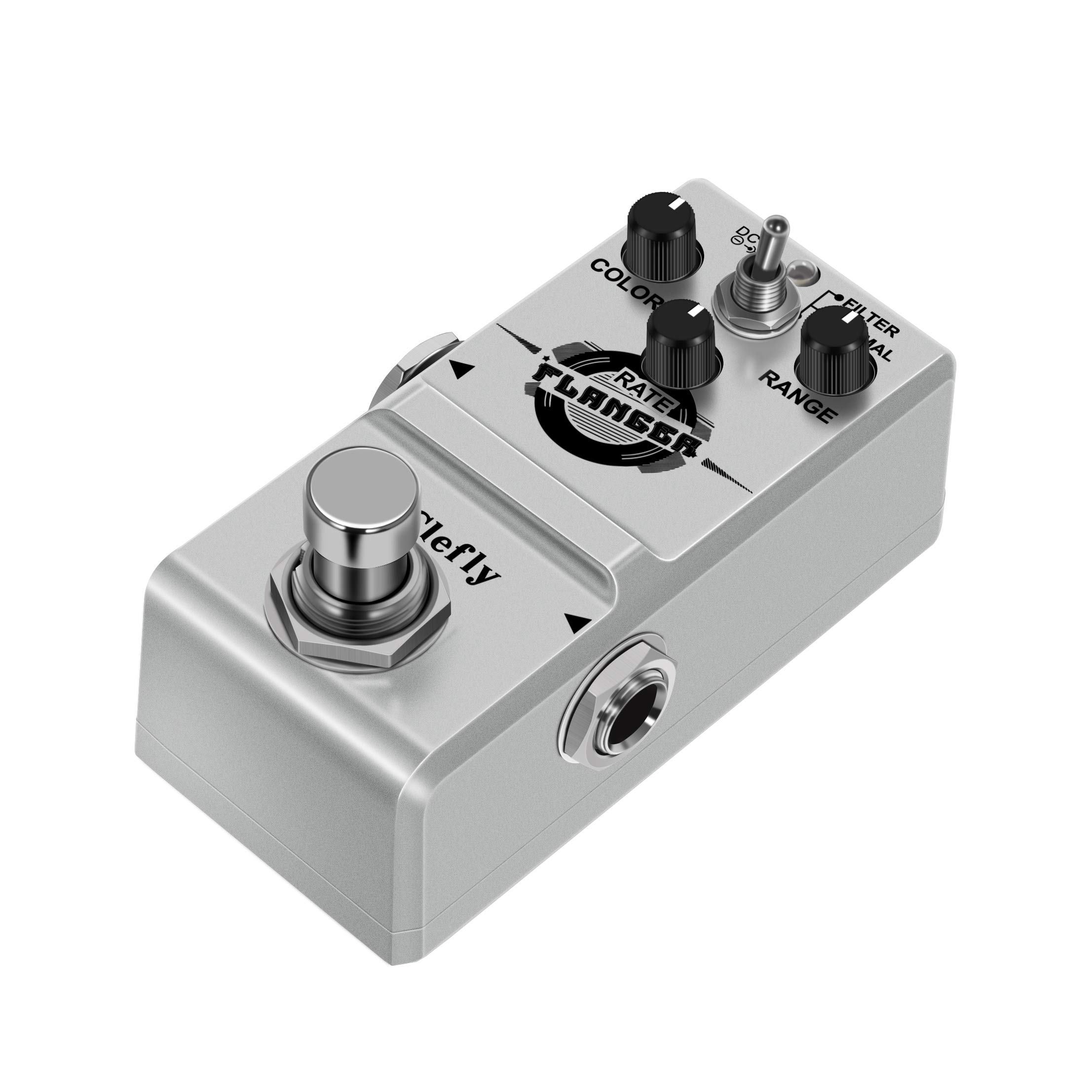 Clefly Nano Guitar Flanger Pedal for Electric Guitar Bass True Bypass 2 Modes