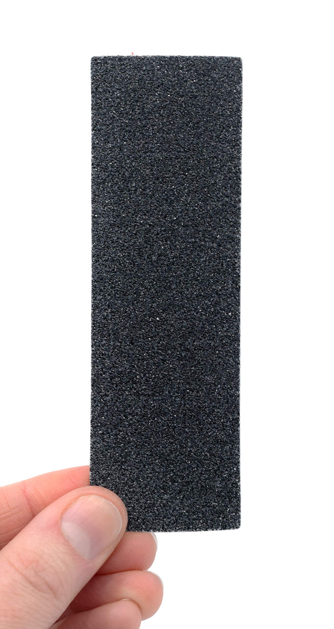 Teak Tuning 3PK Premium Fingerboard Skate Grip Tape, Black Edition - 114mm x 38mm - Set of 3 Sheets - Adhesive Backing