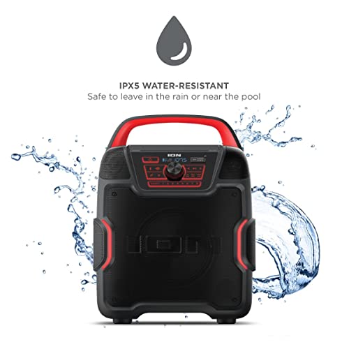 iOn Audio Pathfinder 320 All Weather Bluetooth Speaker (Renewed), Black