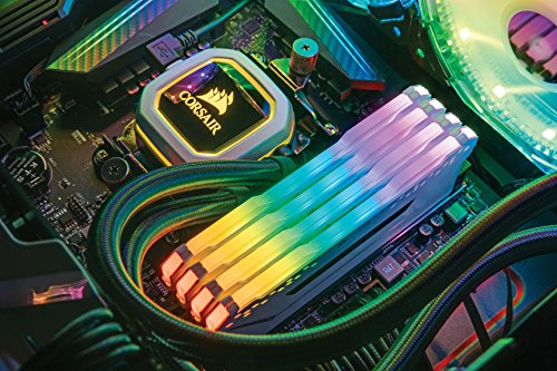 Corsair Vengeance RGB Pro DDR4 3600MHz C18 LED Desktop Memory - White 32GB (4x8GB) (Pack of 4)