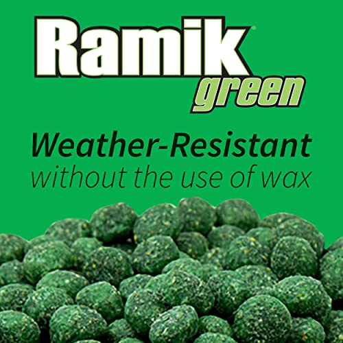 Neogen Ramik Green Fish Flavored Weather Resistant Rodenticide Nuggets, 4 lb bag