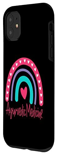 iPhone 11 Ayurvedic Medicine Boho Rainbow Case