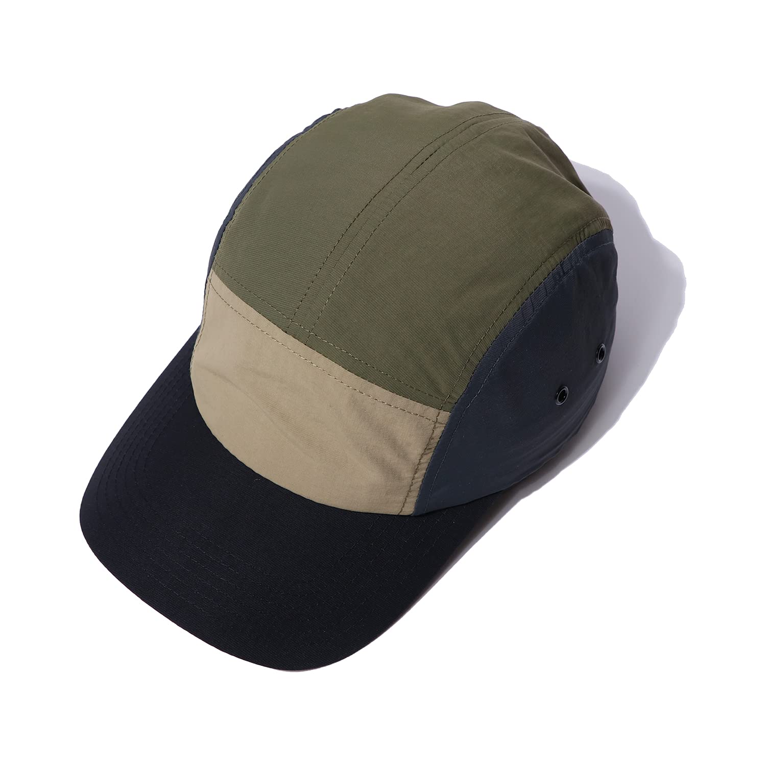 CLAPE Unstructured 5 Panel Hat Lightweight UPF50+ Sun Hats Quick Dry Outdoor Sports Running Cap (BO32-ArmyGreen)