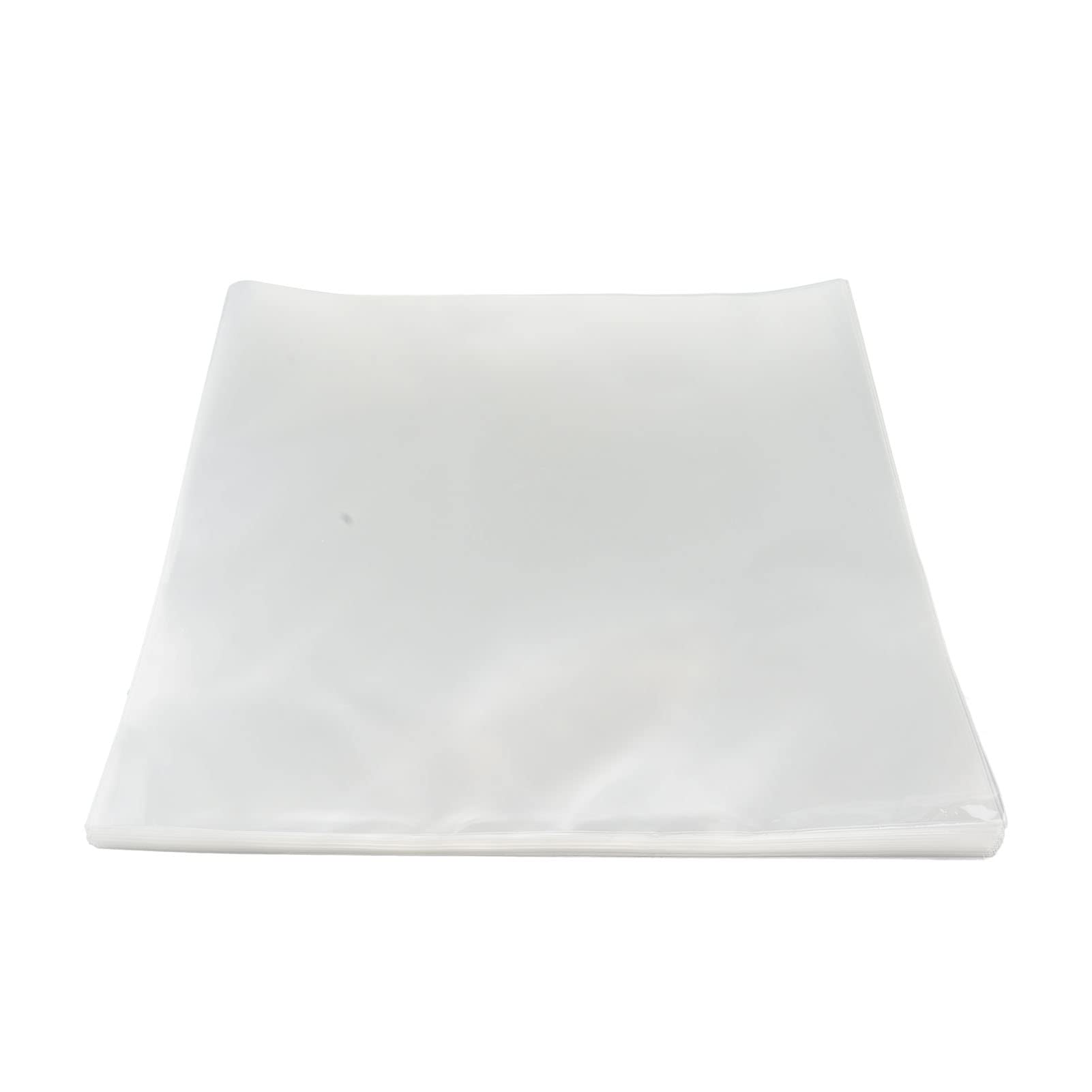 FECAMOS Resealable Record Outer Sleeves, Keep Non Adhesive Professional Record Sleeves Dust Free Protective OPP for 12in Records