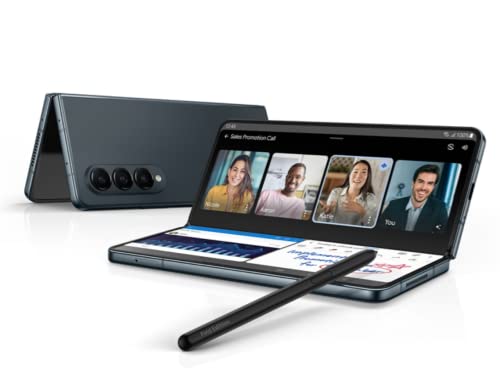Fold 4 S Pen Compatible with Galaxy Z Fold 4, S Pen Fold Edition Only for Electronics Galaxy Z Fold 4 5G Totch Stylus + Tips/Nibs Replacement (Phantom Black)