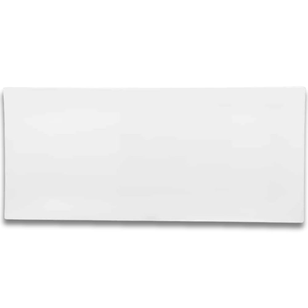 Elegant Rectangular Pearl White Serving Tray - 9" x 13" - Premium Extra Heavy Weight Plastic, Perfect for Parties & Home Use (1 Pc.)