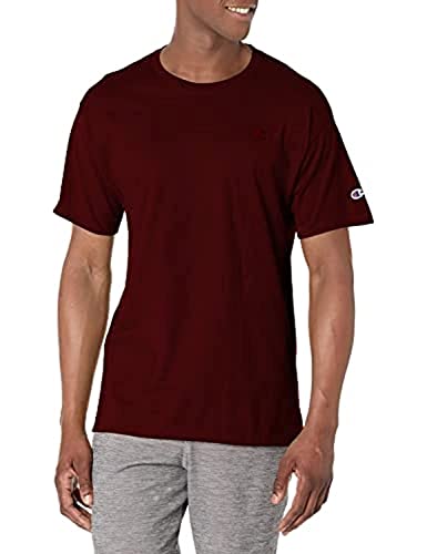 Champion mens Classic Jersey Tee Shirt, Maroon, XX-Large US