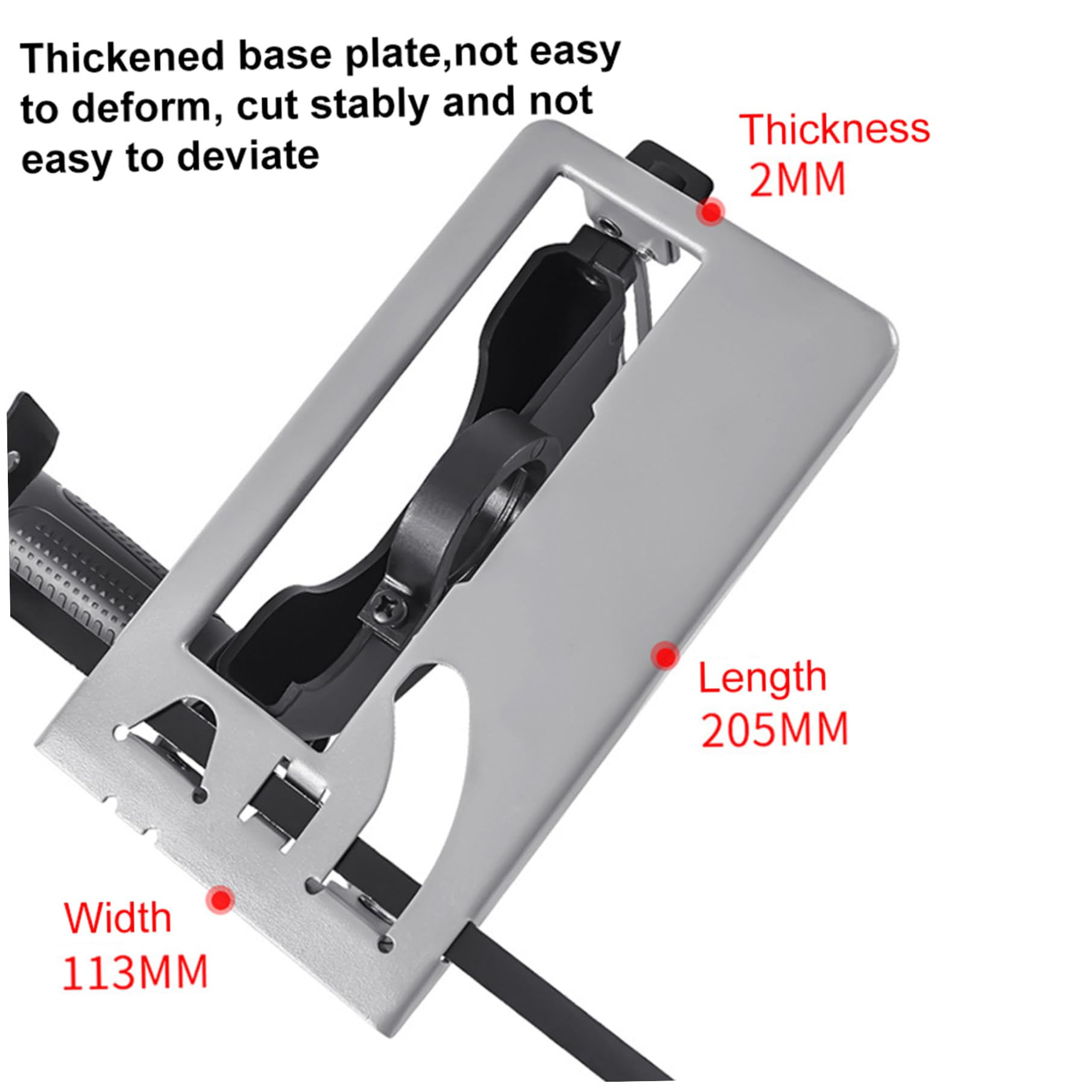 Havamoasa 1PC Angle Grinder Stand 45 Degree Adjustable Precise Cutting Stand for Angle Grinder Accessories Angle Grinding Fixed Holder with Guide Ruler for 100-125 Machine