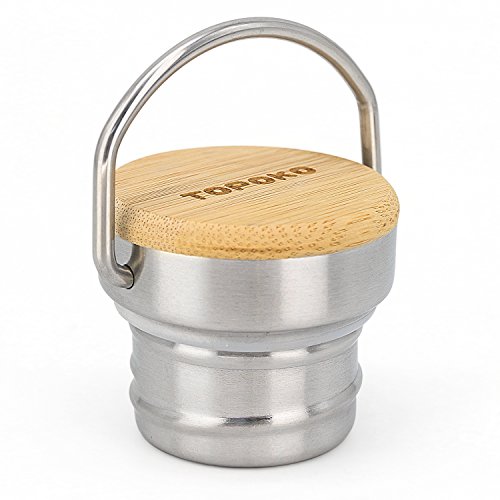 Replacement Lid for Hydro Flask Standard Mouth 12, 18, 21, 24 oz & Simple Modern Ascent 12-64oz Bottles BPA-free Leakproof Bite Lid Bamboo Lid Water Bottle Accessories