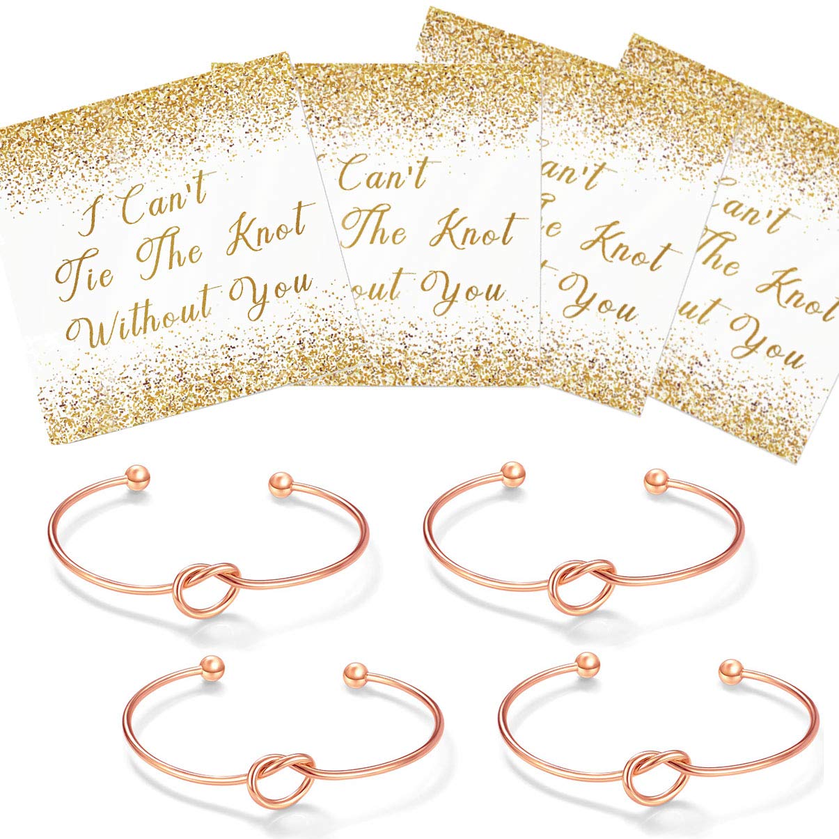 CHICNOW Bridesmaid Gifts, Bridesmaid Bracelet Set of 10