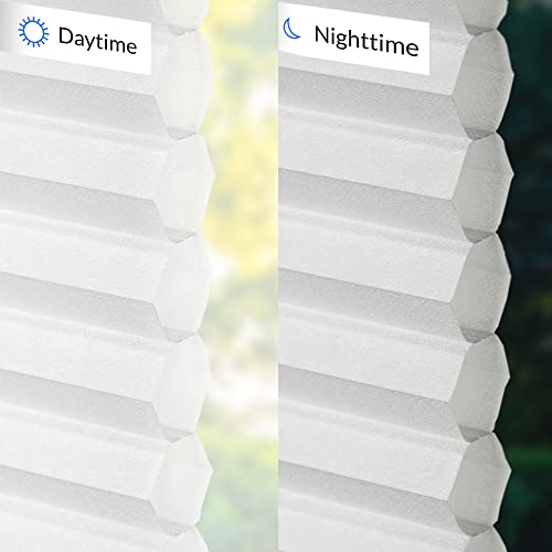 CHICOLOGY Cellular Shades , Window Blinds Cordless , Blinds for Windows , Window Shades for Home , Window Coverings , Cellular Blinds , Door Blinds , Morning Mist, 24"W X 64"H