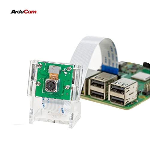 CBHIOARPD Arducam Auto Focus Camera, Autofocus for Raspberry Pi Camera Module, Motorized Focus Lens, OV5647 5MP 1080P, Compatible with Pi