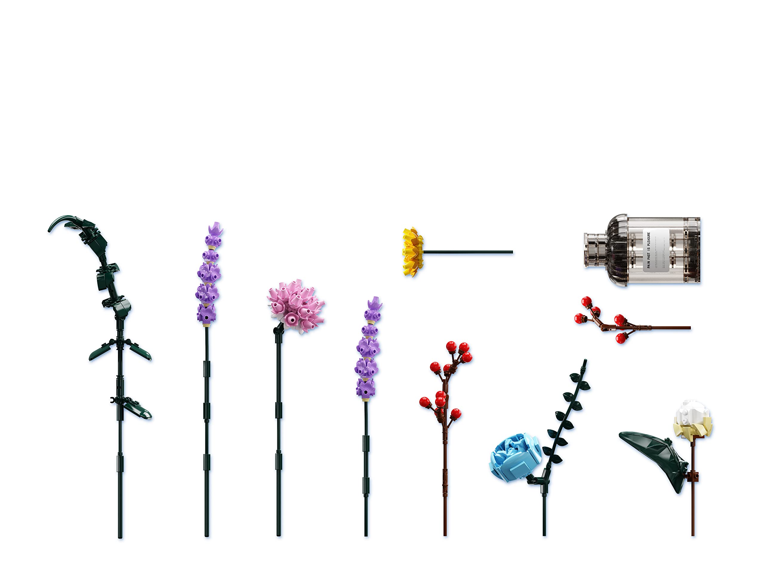 CBLBKID Flower Bouquet Building Sets, Artificial Flowers Botanical Collection Building Block Toys,DIY Building Blocks Set Education Stem Toy
