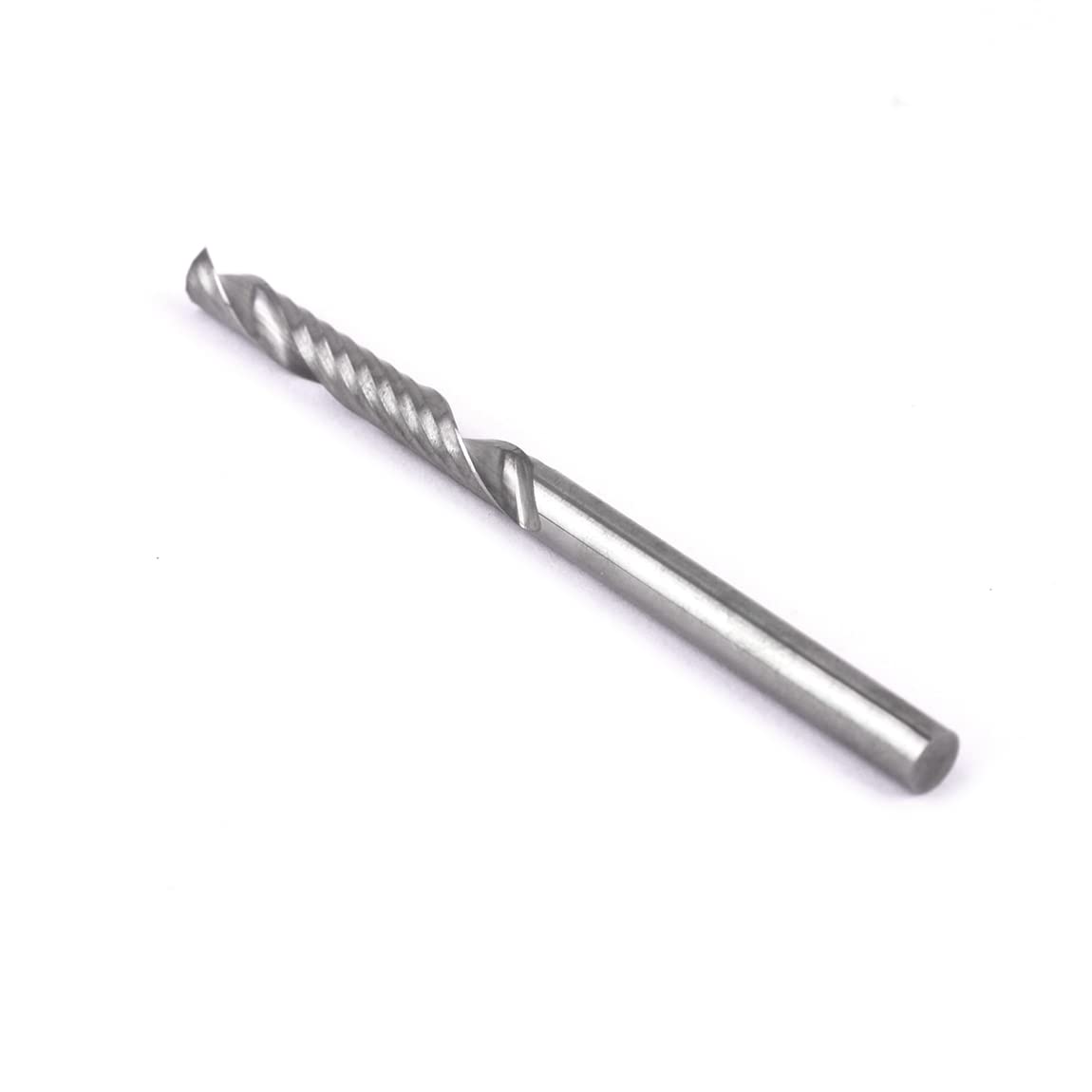 CBRIGHT 9 PCS Carbide END Mill Cutter, 3 PCS 1/8" CNC Router Bits Single Flute Tools + 6 PCS 2 Flute Edged Milling Cutter(2 Types) for Nylon, Resin, ABS, Acrylic, PVC, MDF, Hardwood