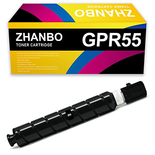 ZHANBO Renmanufactured Toner Replacement for GPR-55 Black for use in The Canon imageRUNNER Advance C5535i / C5540i / C5550i and C5560i