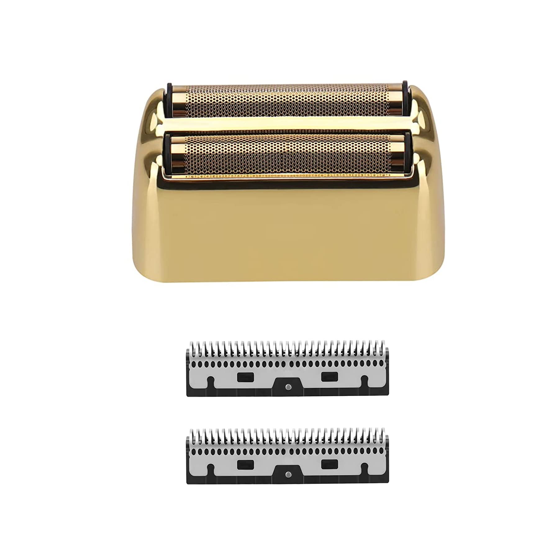 for Babyliss Shaver Replacement Foil Compatible with FXFS1 FXFS2 Babyliss Foil Shaver Replacement Foil and Cutters (Gold)