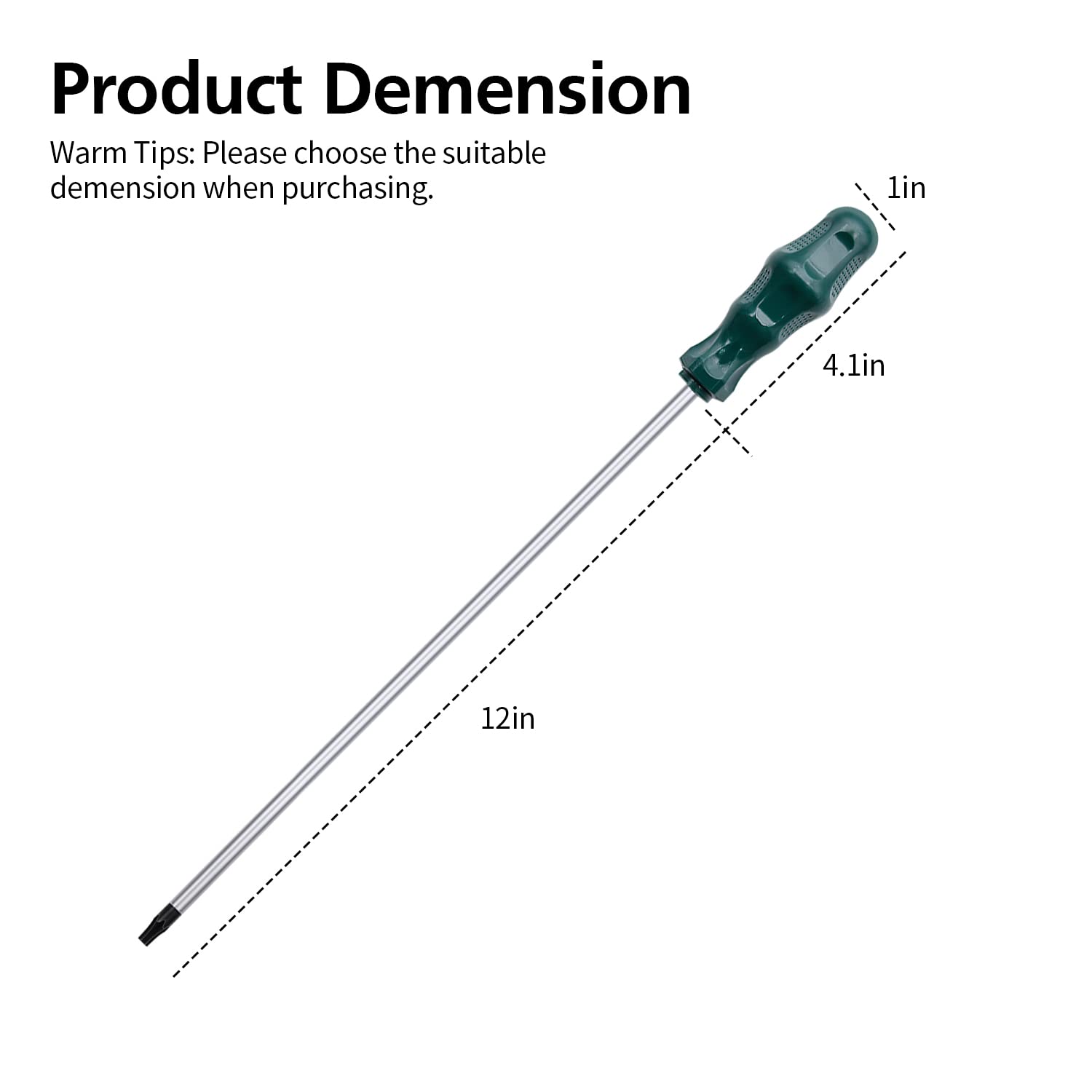 Extra Long Torx Screwdrivers Set, 5pcs 12in Magnetic Torx Screwdrivers Set, T15 - T30 (T15,T20,T25,T27,T30) Magnetic Torx Driver Star Screwdrivers Set, Long Long star Screwdrivers Set