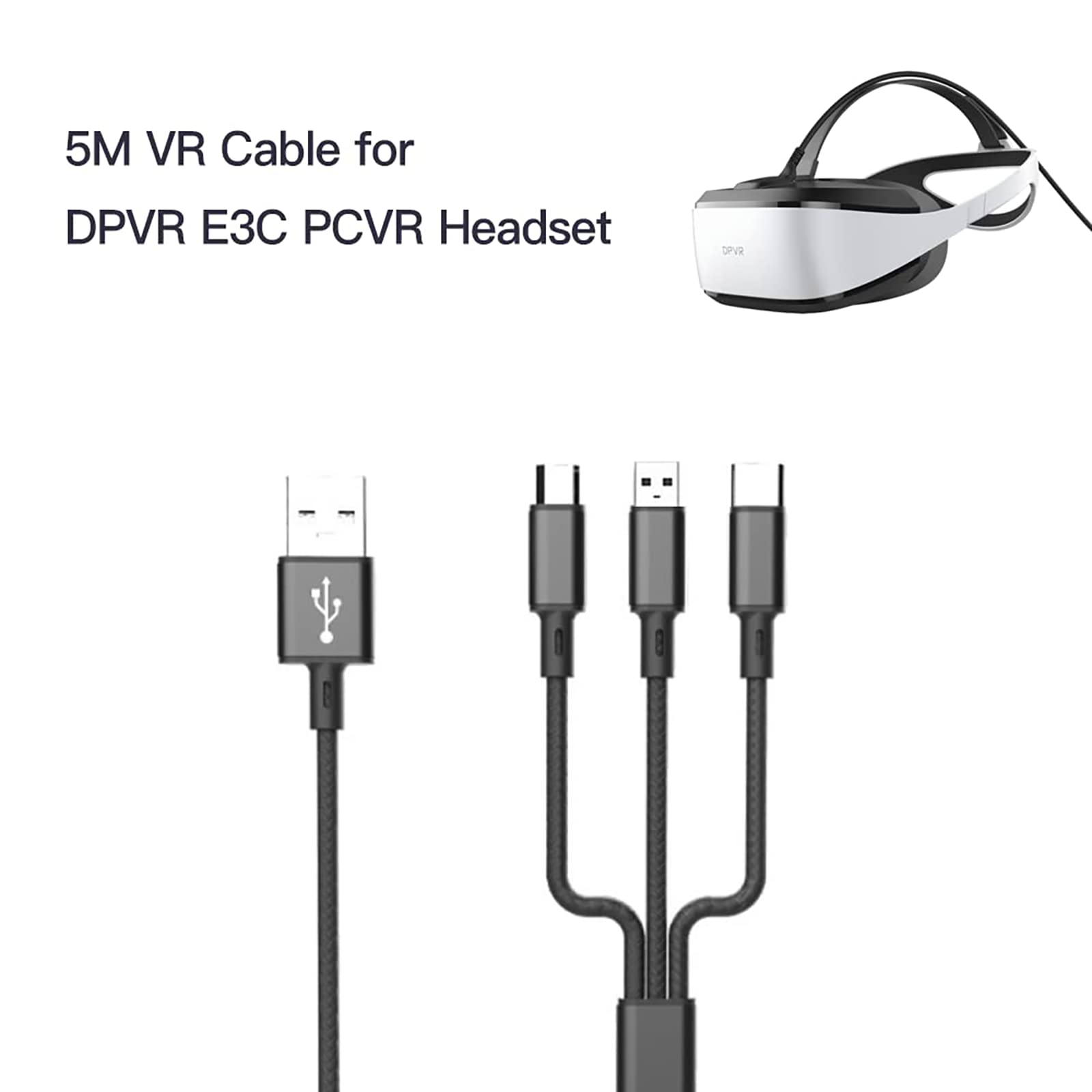 DPVR E3C VR Headset, VR Set for Business of Egg Seats Headset, VR Simulator Riders, VR Moto, Virtual Reality Headset Not for Personal User and VR Games