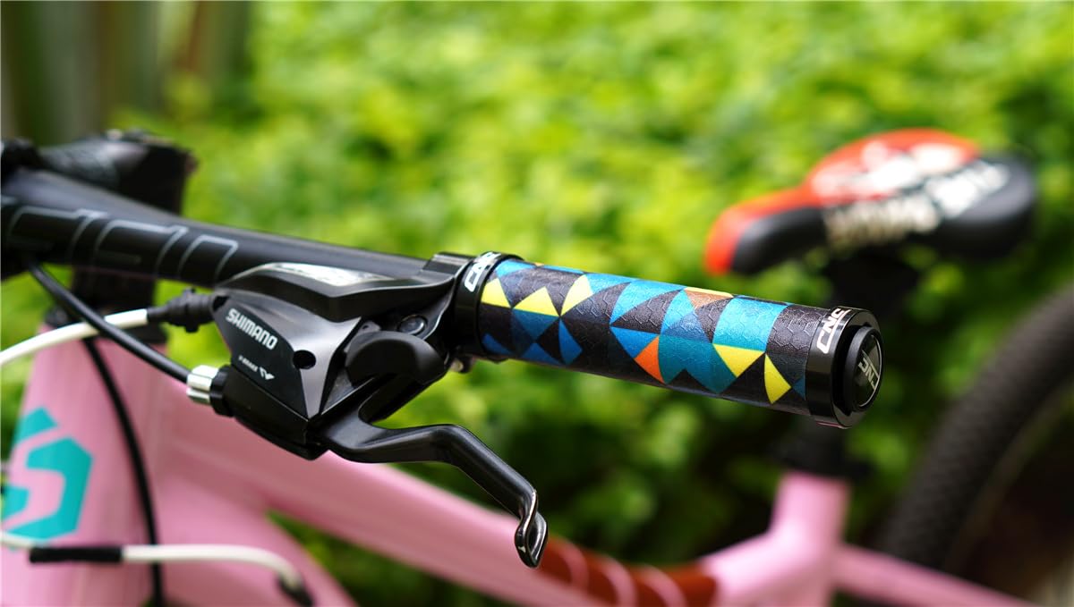 Chooee Silicone Bicycle Grips,Lock on Silica Gel Mountain Bike Handlebar Grips for MTB