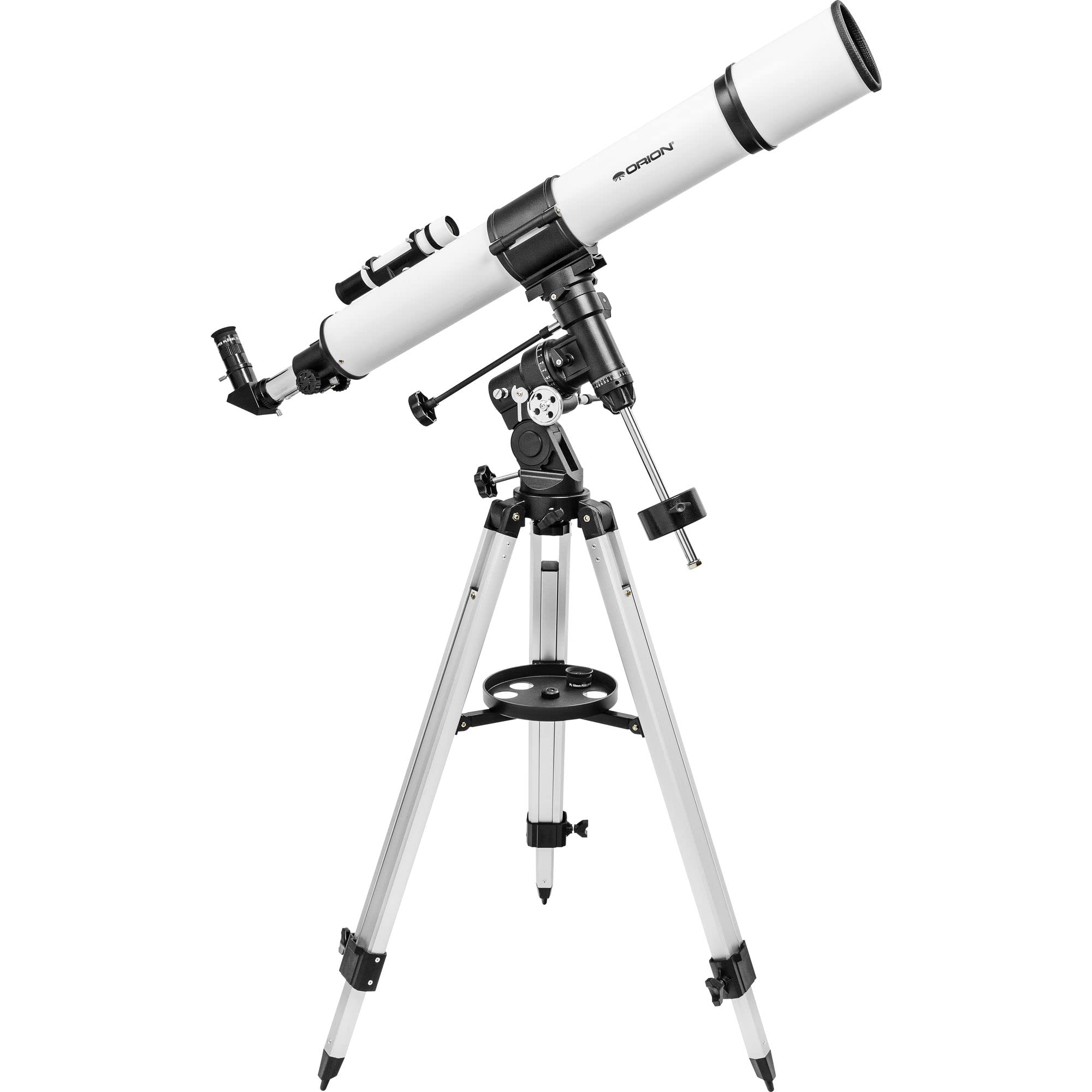 Orion Observer 90mm Equatorial Refractor Telescope Kit for Adults & Families - Portable Beginner Telescope Kit for The Moon, Planets & Stars