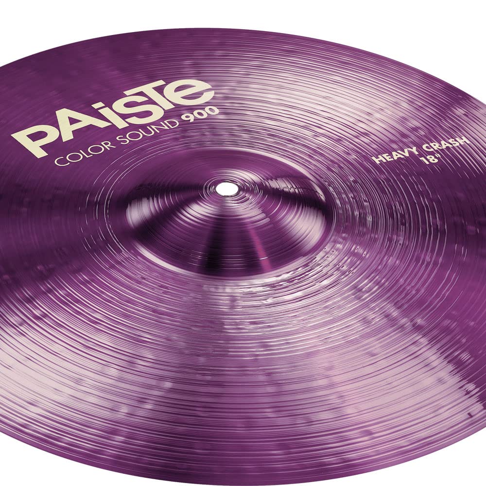 Paiste 18 Inches Color Sound 900 Purple Heavy Crash Cymbal