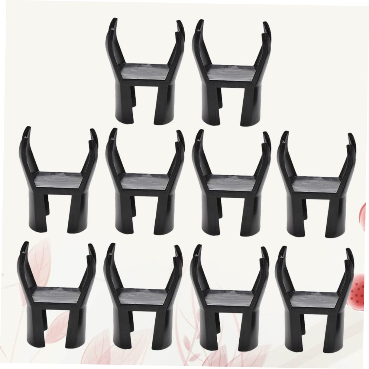 CLISPEED 10 Pcs Gold Grip Pick up Tool Sucker Claw Tool Accessory Golf Retriever Putter Golf Suction Cup Golf Retriever Grabber Pick up Putter Retriever Pick up Grabber Golf Stuff Portable