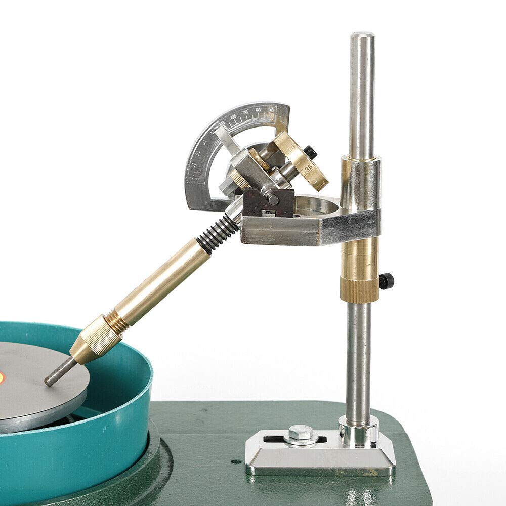 Gem Faceting Machine TBVECHI 110V Jewelry Rock Bench Polishing grinding machine Bench Lathe Polisher Tools