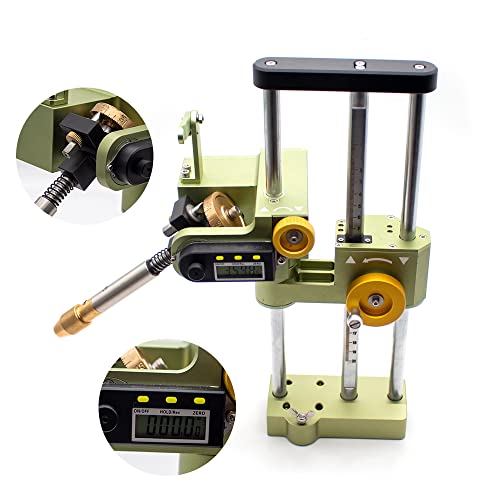 Gem Faceting Machine Gemstone Angle Polisher Craftsman Jewel Flat Grinder with Precision Adjustable Manipulator AC100-240V (New Digital Display)