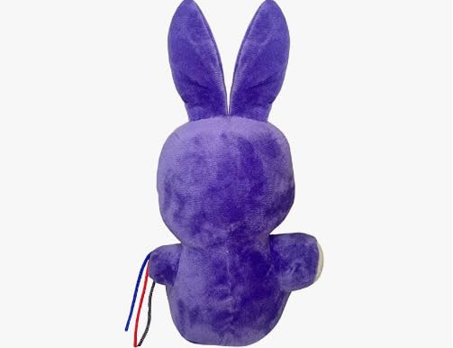 Helltaker Withered Purple Bunny Plush Toys, 11 Inches Security Breach Bonnie Doll for Adult Kids Birthday Gift (11 Inches Bunny)