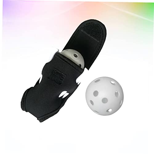 CLISPEED Golf Putting Mini Ball Conatiner Club Bag Putting Organizer Holder Putter Clamp Golf Bag Fanny Pack