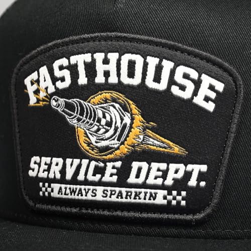 FASTHOUSE Ignite Hat (Black, One Size)