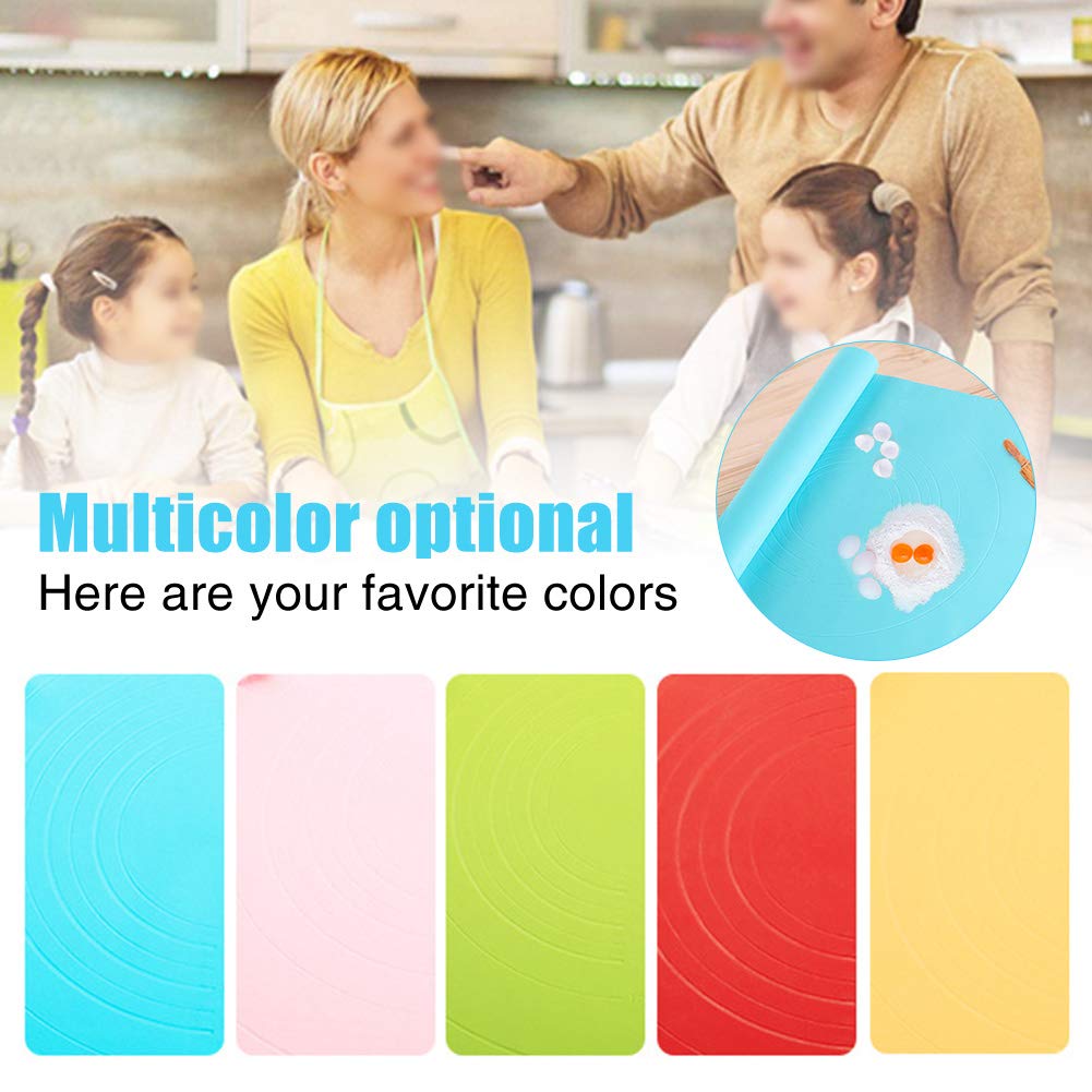 Extra Large Silicone Mats,Extra Thick Silicone Mats,Silicone Mats,Countertop Protector,Kitchen Counter Mat, Heat Resistant, Washable, Non Slip, 24 x 20 Inches,1 Pack