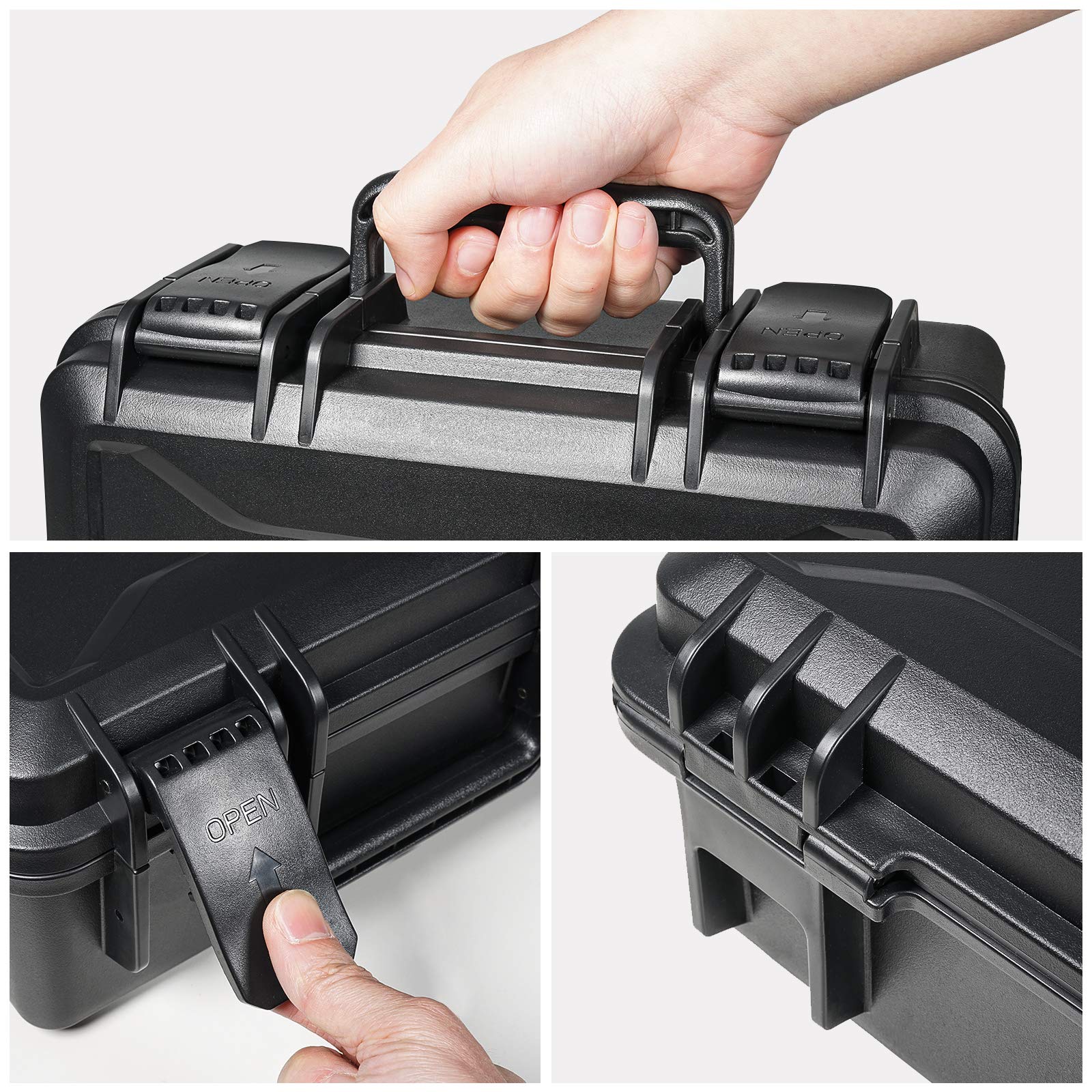 sarlar Hard Carrying Case for Meta Quest 3S/Quest 3/Quest 2 VR Headset Accessories Safe and Portable Protection, Compatible with Original Official Elite Head Strap, Suitable Travel and Home Storage