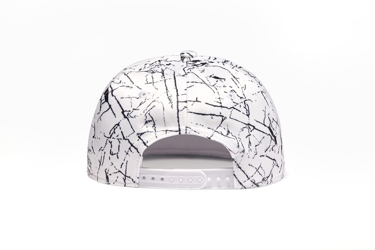 Custom Embroidered Adjustable Snapback Hat for Men Women,Unisex Hip Hop Baseball Cap Add Text&Logo Flat Bill Brim Dad Hats
