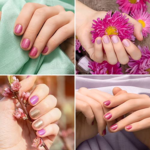 Nail Kit Set Professional Acrylic with Everything, 12 Glitter Acrylic Powder Kit Nail Art Tips Nail Art Decoration, DIY Nail Art Tool Nail Supplies Acrylic Nail Kit for Beginners (Beginners)