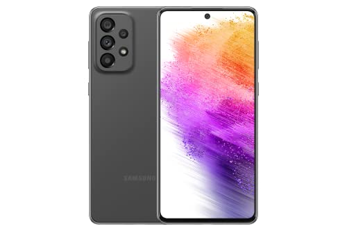 SAMSUNG Galaxy A73 5G Dual A736B 128GB 8GB RAM Factory Unlocked (GSM Only | No CDMA - not Compatible with Verizon/Sprint) â Awesome Grey