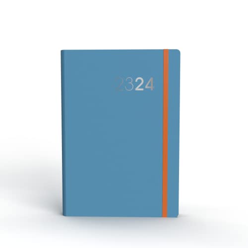 Collins Debden Collins Legacy Academic 2023-24 A6 Week to View Mid Year Diary Planner School College or University Term Journal - July 2023 to July 2024 - Blue - CL63M.60-2324