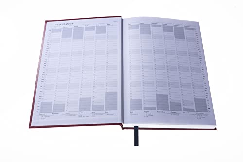 Collins Essential A5 Diary 2024 Daily Planner - Eco Friendly Recycled Paper Fully Recyclable - 2024 Page A Day Diary Journal & Planner - Business Office Academic and Personal Use (A5 Size Navy)